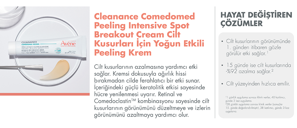 Avene Cleanance Comedomed Peeling Yoğun Akne Karşıtı Krem 40 ml | Sachane