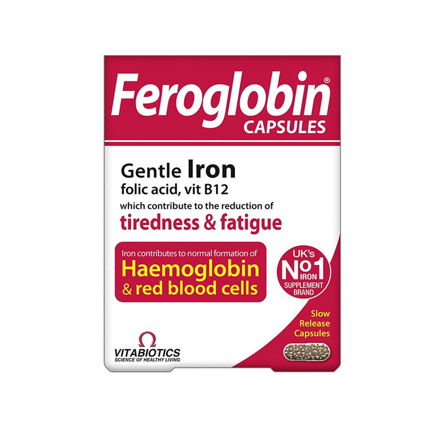 Vitabiotics Feroglobin Liquid Gentle Iron Takviye Edici Gıda 30 Kapsül ...