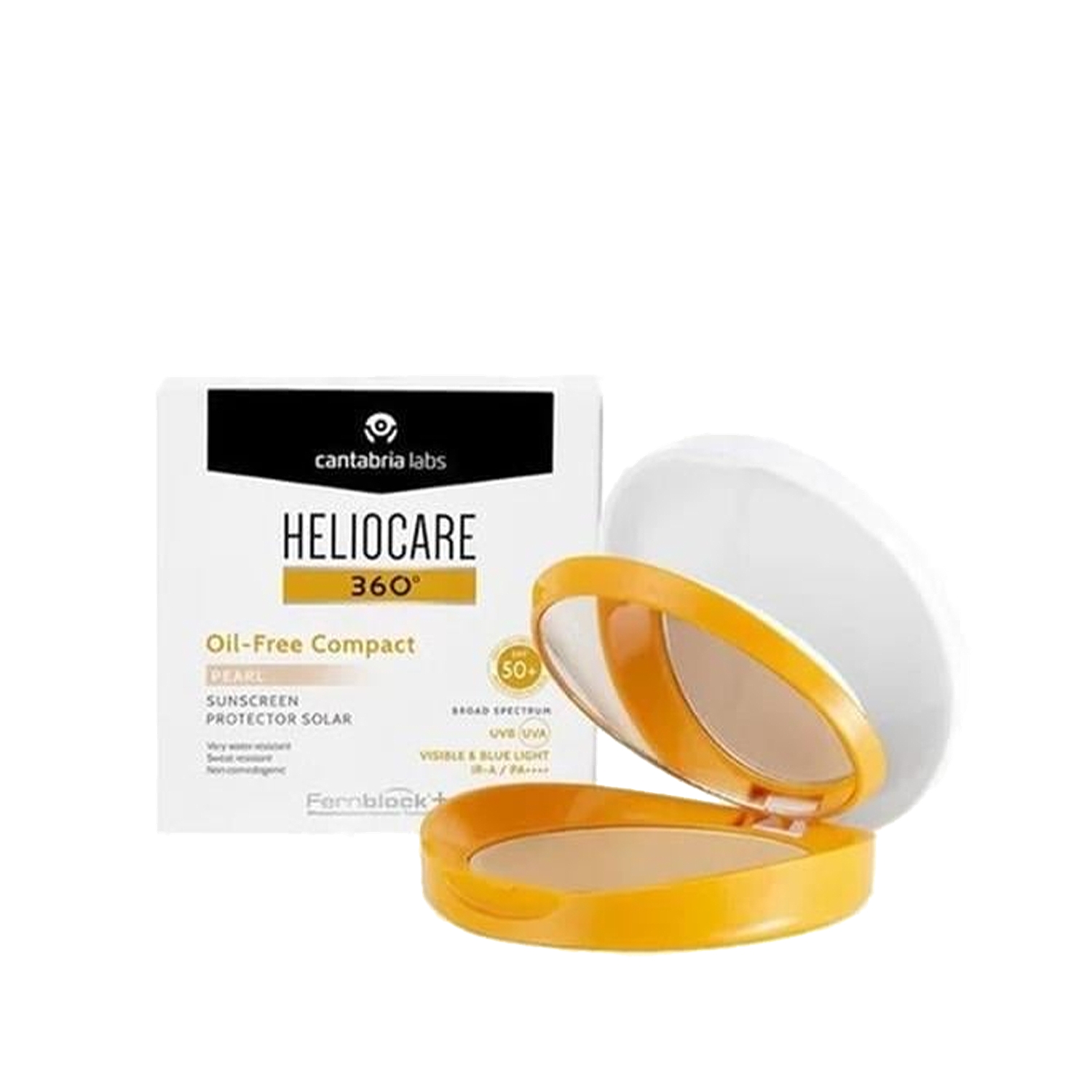Heliocare 360 Oil Free Compact Spf 50+ Güneş Koruyucu Pudra Pearl 10 g ...
