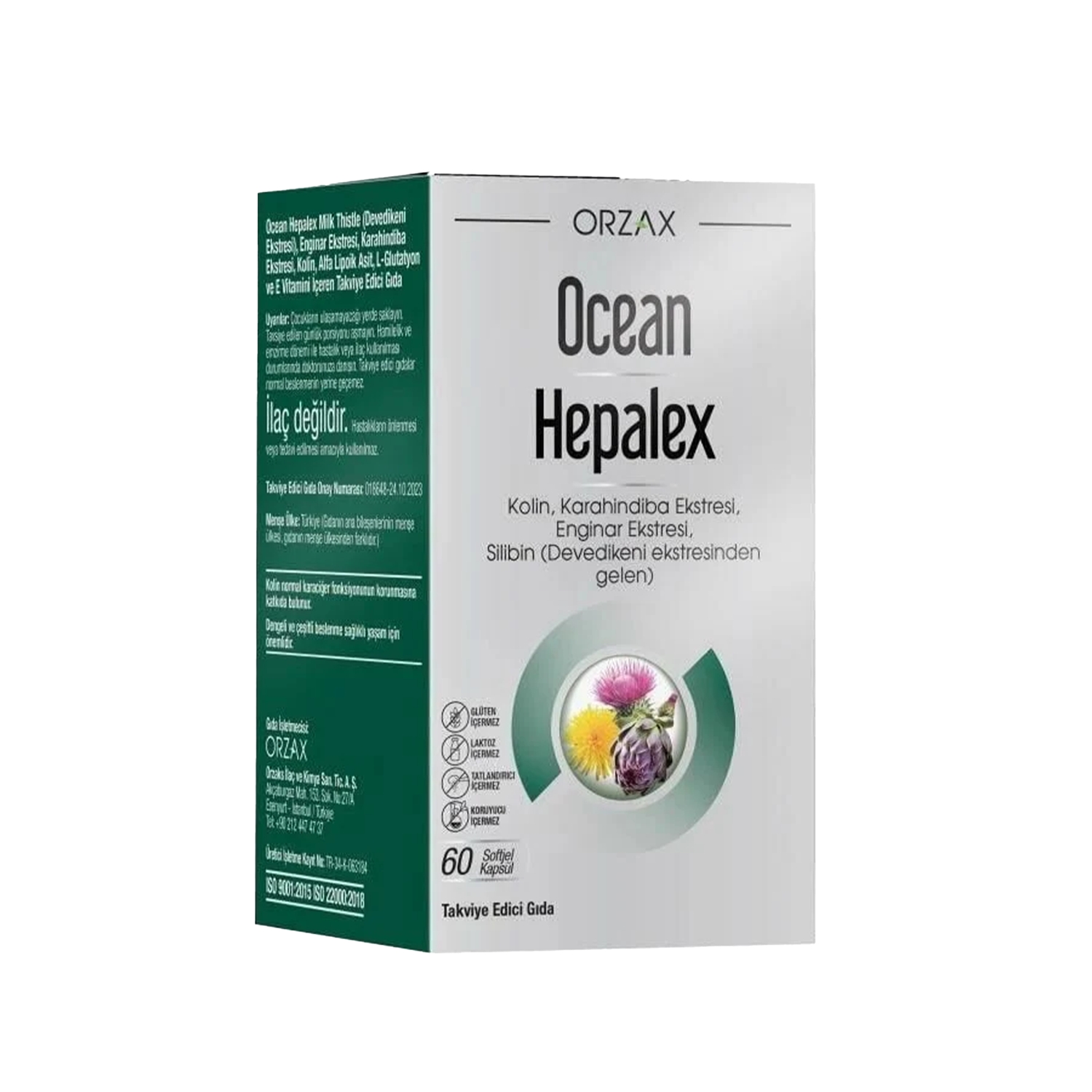 Orzax Ocean Hepalex Takviye Edici Gıda 60 Kapsül | Sachane Orzax Ocean Hepalex Takviye Edici Gıda 60 Kapsül | Sachane