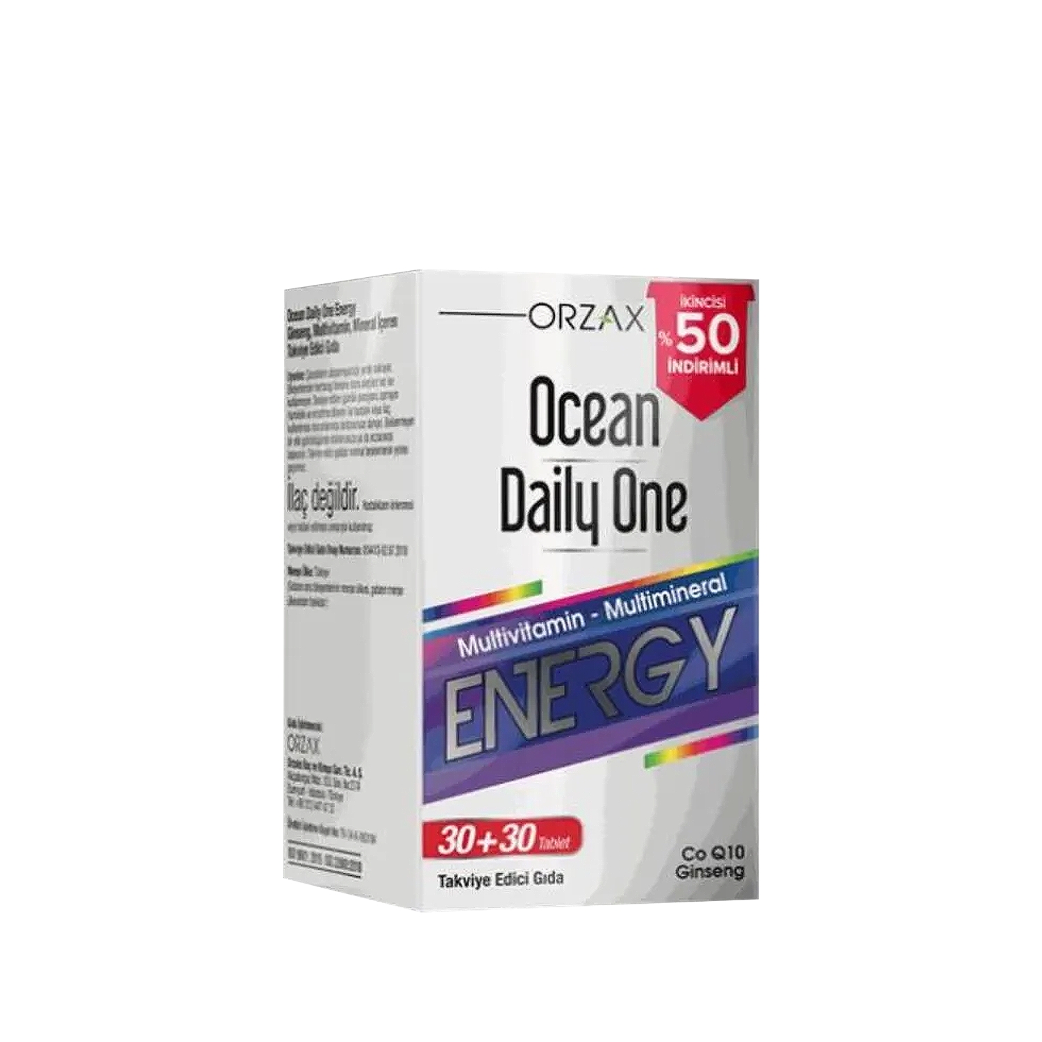 Orzax Ocean Daily One Energy 2x30 Tablet | Sachane
