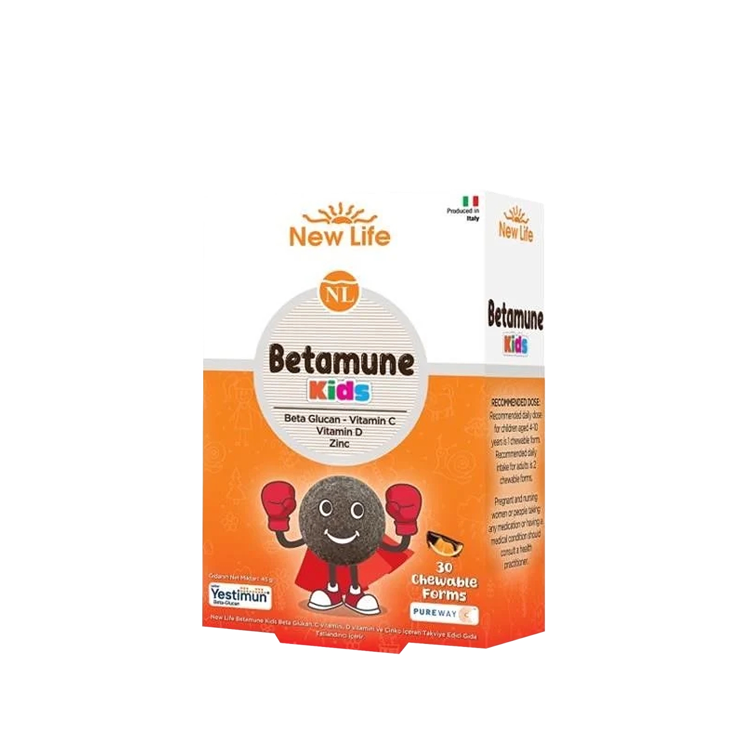 New Life Betamune Kids 30 Çiğneme Tablet | Sachane